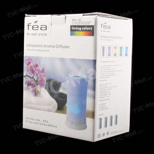 100ml Fea J83A Cylinder Ultrasonic Aroma Diffuser with Color-changing LED, Furniture & Home ...