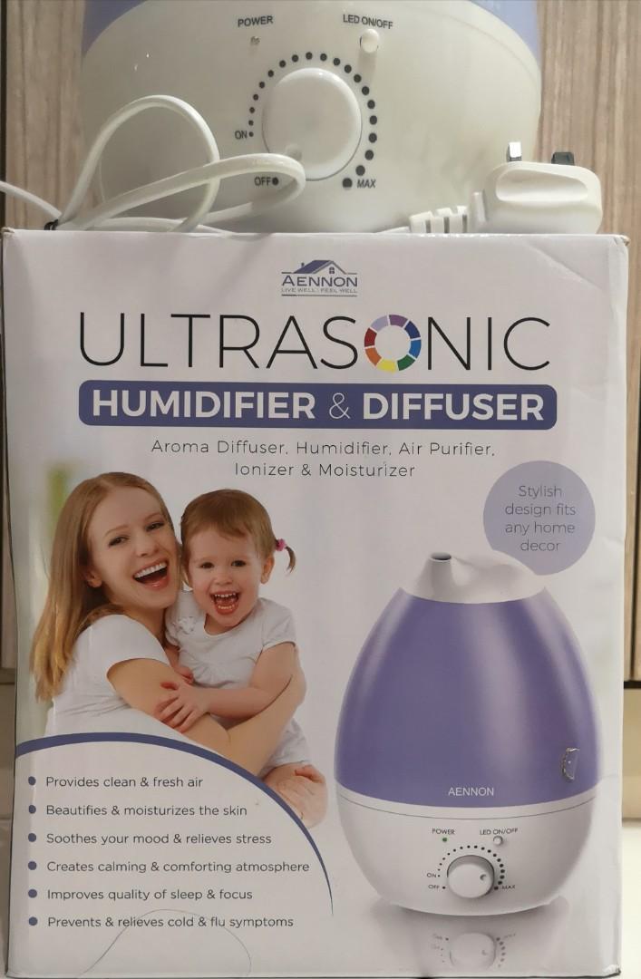 Aennon Ultrasonic Humidifier, Aroma Diffuser, Air Purifier ...