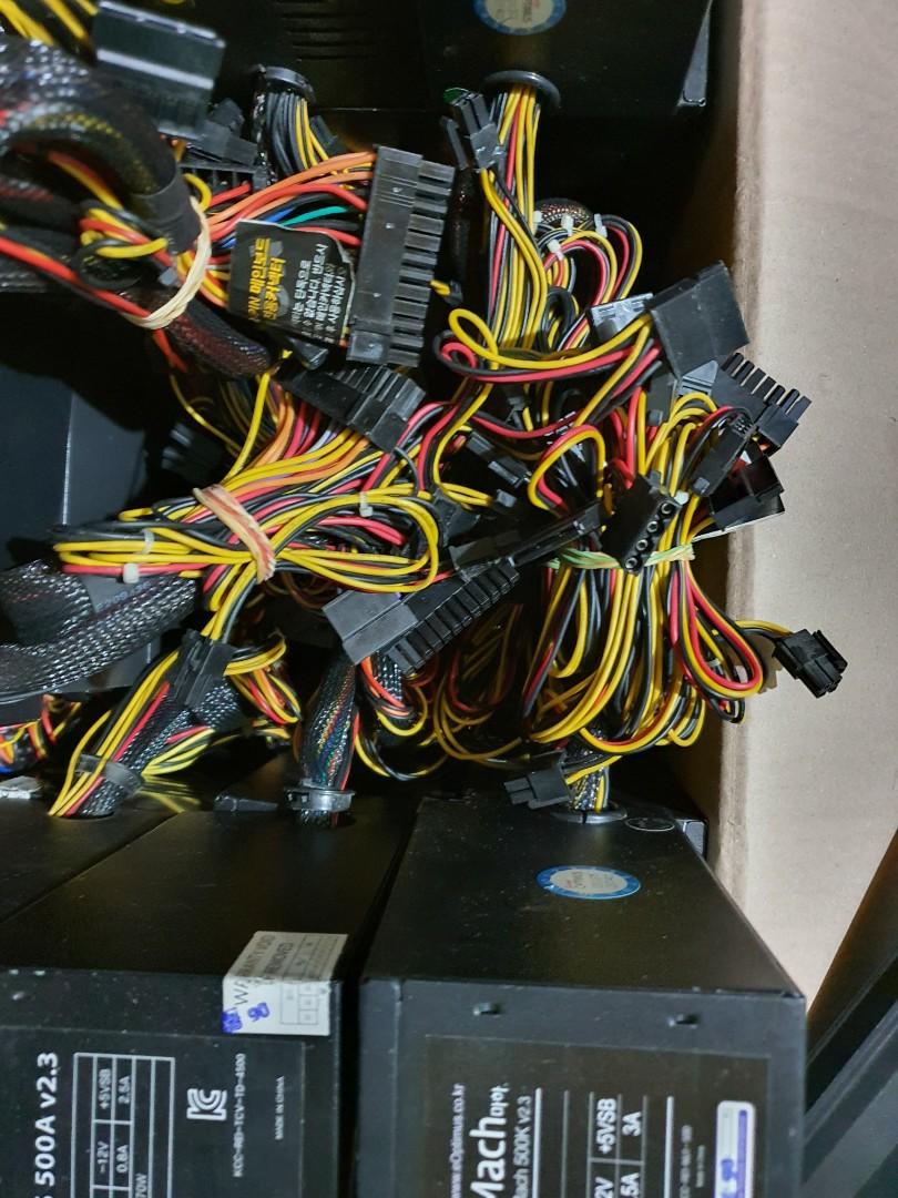 Assorted true rated 500 watts korean power supply, Computers & Tech ...