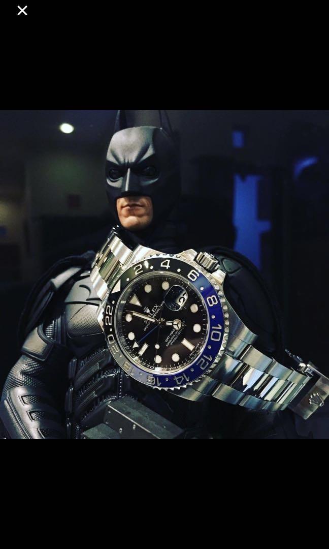 Authentic Rolex Batman, Luxury, Watches on Carousell