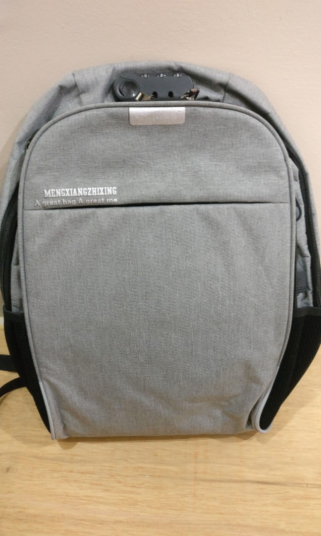 Backpack built in lock, Computers & Tech, Parts & Accessories, Laptop ...