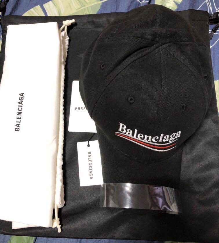 *BNWT* Balenciaga Political Campaign Logo Baseball Cap FW17, Men's ...