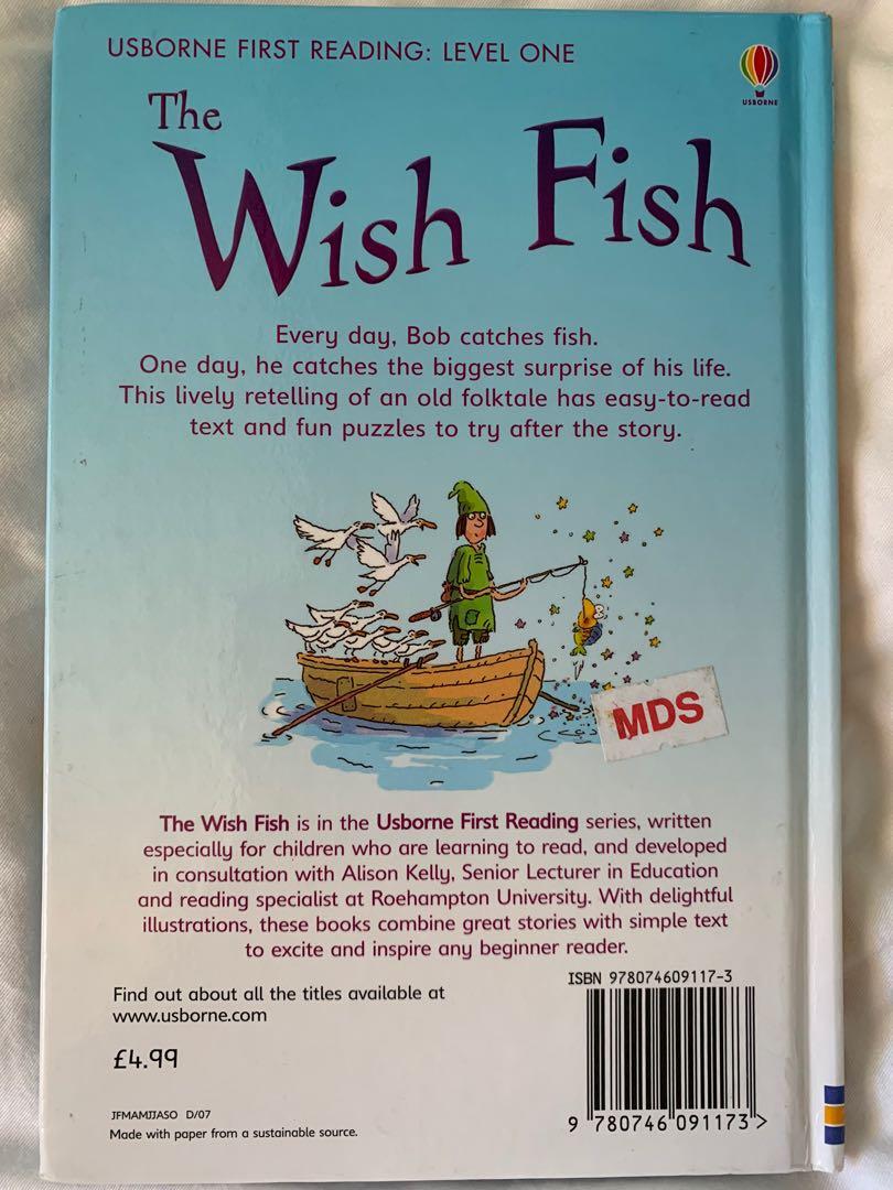 Book: Hardcover Usborne First Reading Level 1 (The Wish Fish), Hobbies ...