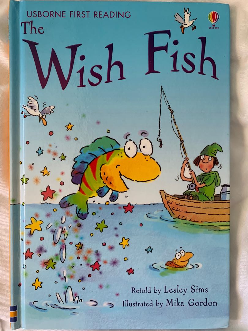 Book: Hardcover Usborne First Reading Level 1 (The Wish Fish), Hobbies ...