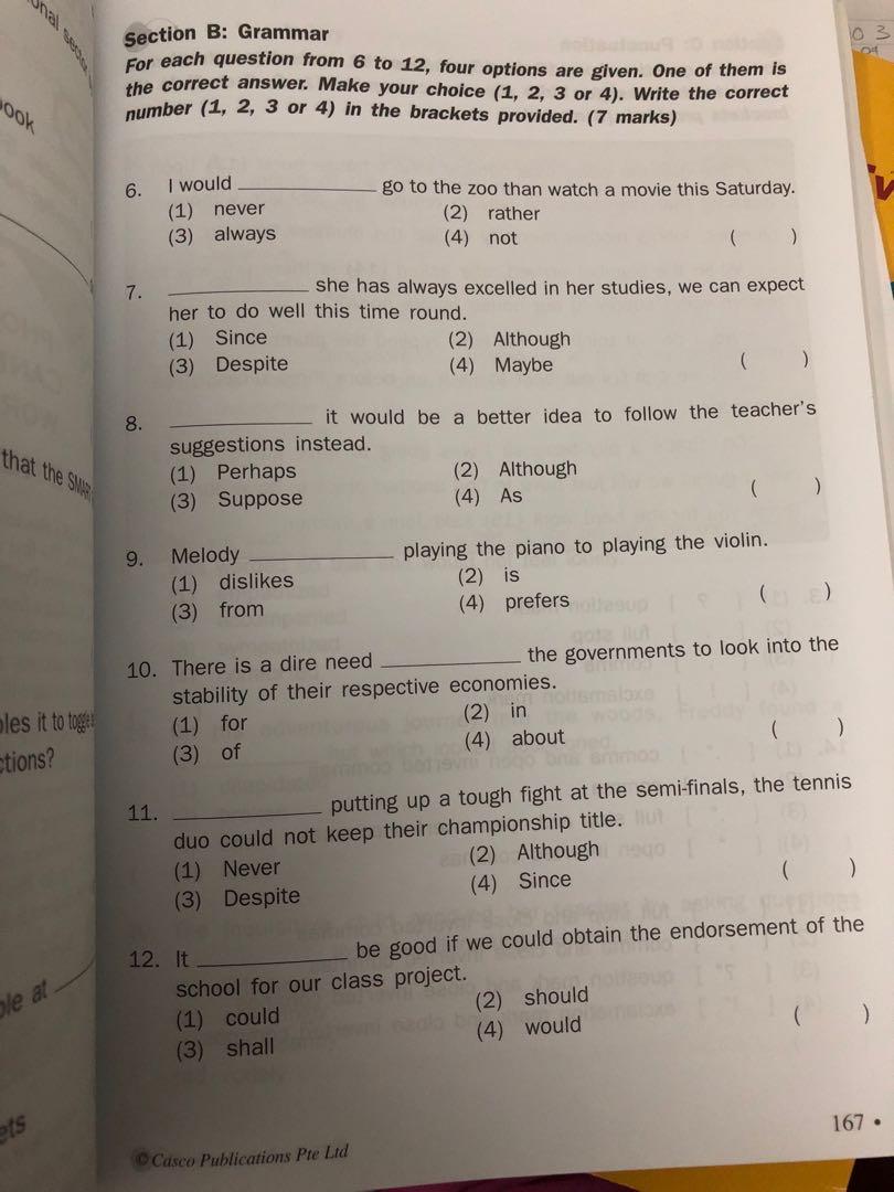 Casco PSLE ENGLISH LANGUAGE PAPER 2, Hobbies & Toys, Books & Magazines ...