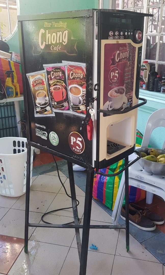 Chong Coffee Vending Machine, Food & Drinks, Beverages on Carousell