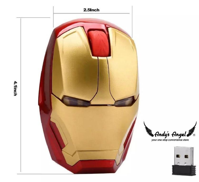 Cool IronMan Wireless Mouse with LED Light Up, Computers & Tech, Parts ...