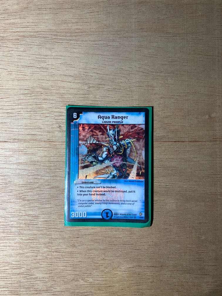 Duel Masters Aqua Ranger Water Super Rare, Hobbies & Toys, Toys & Games ...