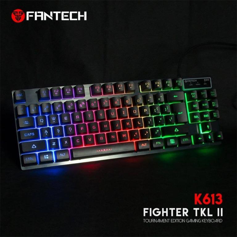 Fantech K613 Fighter TKL II PRO Gaming Membrane Keyboard, Computers & Tech, Parts & Accessories ...