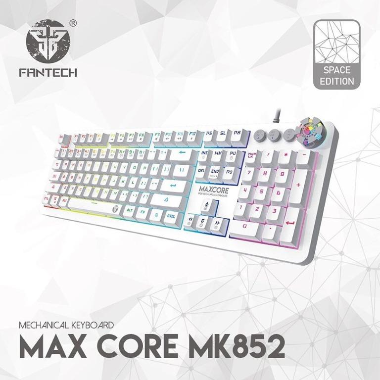 Fantech MK852 Maxcore Mechanical Keyboard Space Edition White ...