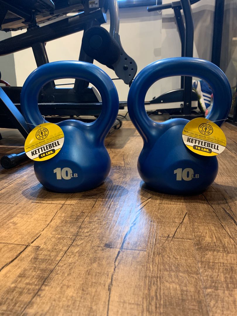Gold’s Gym 10Lbs Kettlebells, Sports Equipment, Exercise & Fitness ...