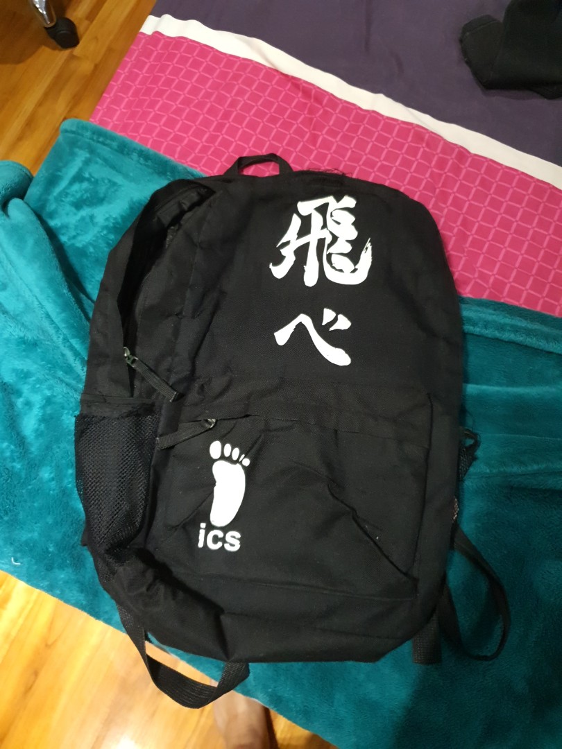 Haikyuu!! Backpack, Men's Fashion, Bags, Backpacks on Carousell