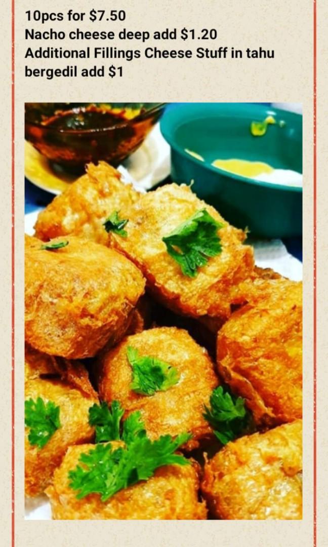 Halal Tahu bergedil daging, Food & Drinks, Local Eats on Carousell