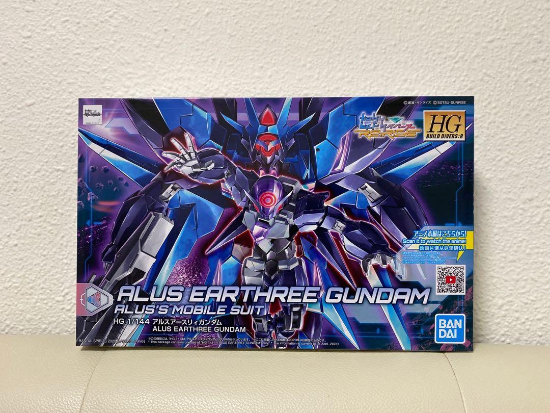 HGBD : R Alus Earthree Gundam Gunpla, Hobbies & Toys, Toys & Games on Carousell
