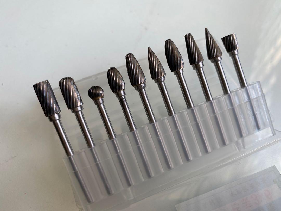 Carbide Rotary File / Cutter Set large (for Dremel), Furniture & Home ...