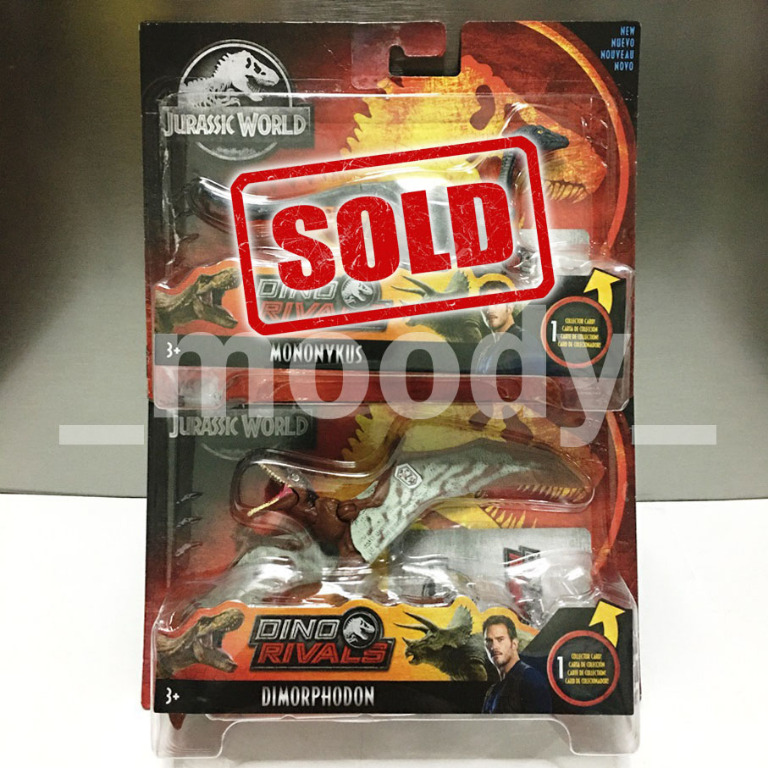 Jurassic World Dino Rivals Attack Pack Mononykus, Dimorphodon, Hobbies ...