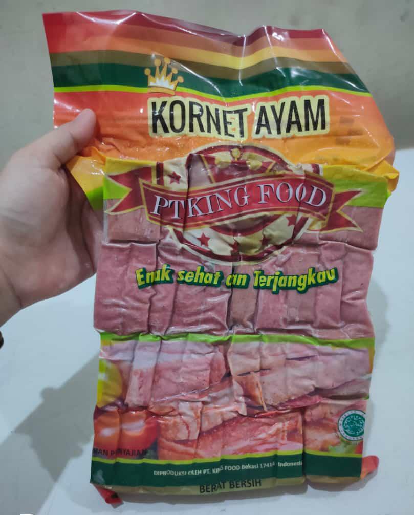 KORNET AYAM KING FOOD 1 kg, Makanan & Minuman, Makanan Instan di Carousell