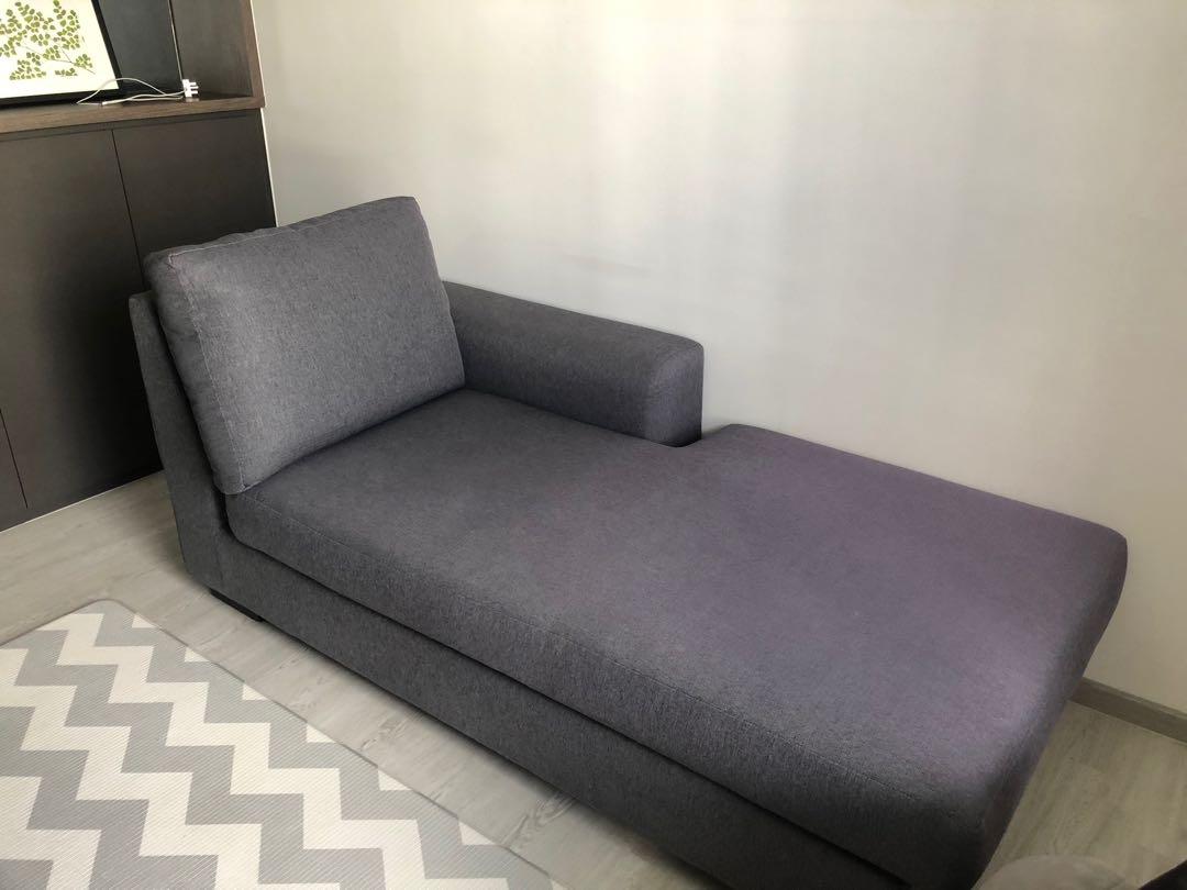 L shape sofa from courts, Furniture & Home Living, Furniture, Sofas on ...