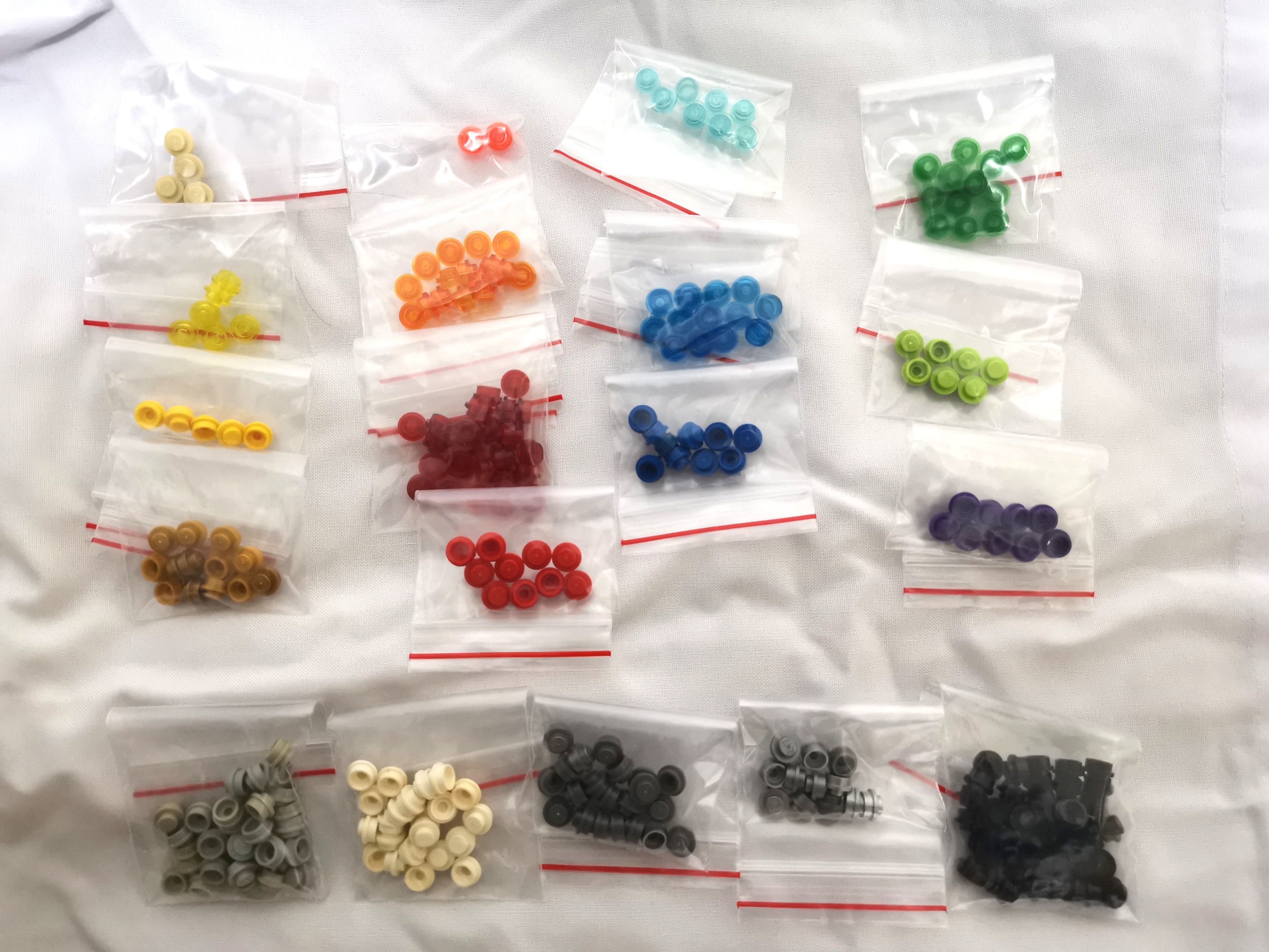 Lego studs flower petal plates 1x1 2x2 4x4, Hobbies & Toys, Toys ...