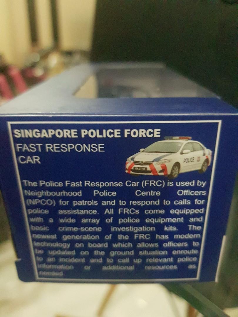 SCDF Light Fire Attack Vehicle Red Rhino and SPF Vehicle, Toys & Games ...