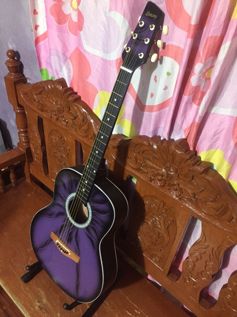 Lumanog Acoustic Guitar, Hobbies & Toys, Music & Media, CDs & DVDs on ...