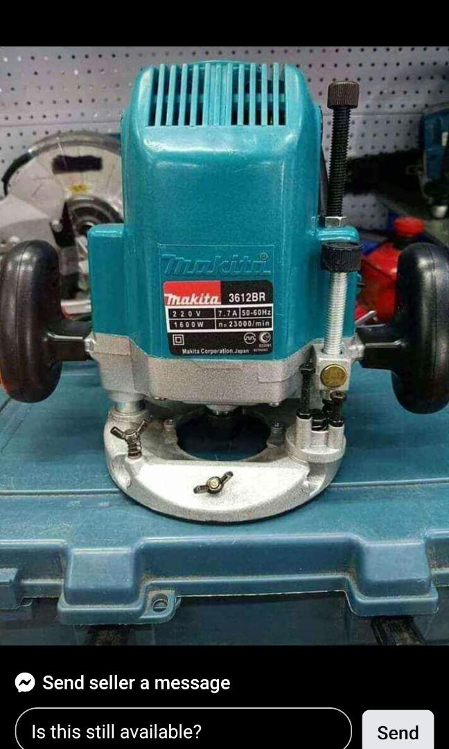 MAKITA JAPAN ROUTER 1/2 SHUNK WITH BITS, Commercial & Industrial ...