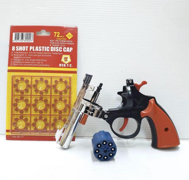 Malaysia Ready Stock - 5899 Cap Gun + Add On Disc Cap Bullets, Hobbies ...
