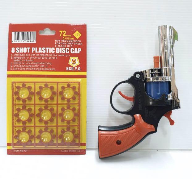 Malaysia Ready Stock - 5899 Cap Gun + Add On Disc Cap Bullets, Hobbies ...