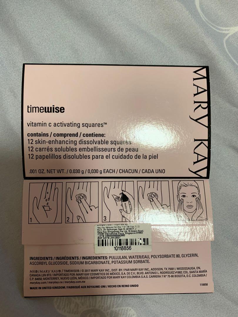 Mary Kay vitamin C activating square, Beauty & Personal Care, Face ...