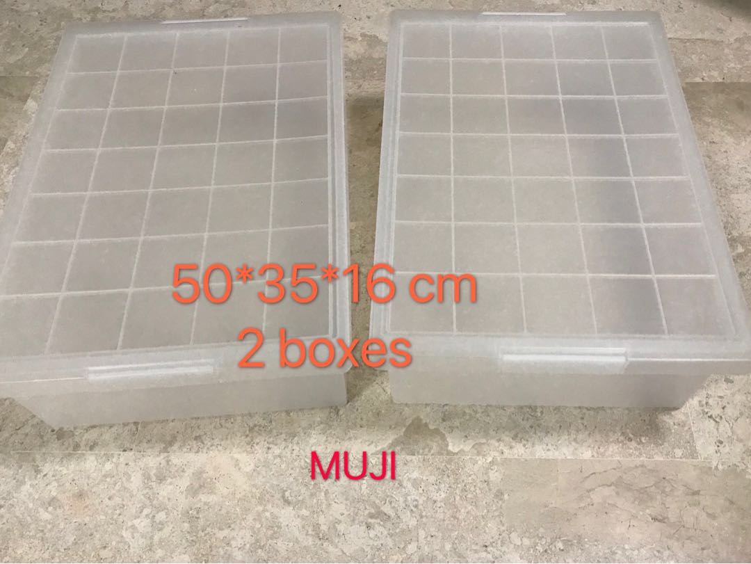 MUJI and IKEA Boxes and Shelf, Furniture & Home Living, Furniture ...
