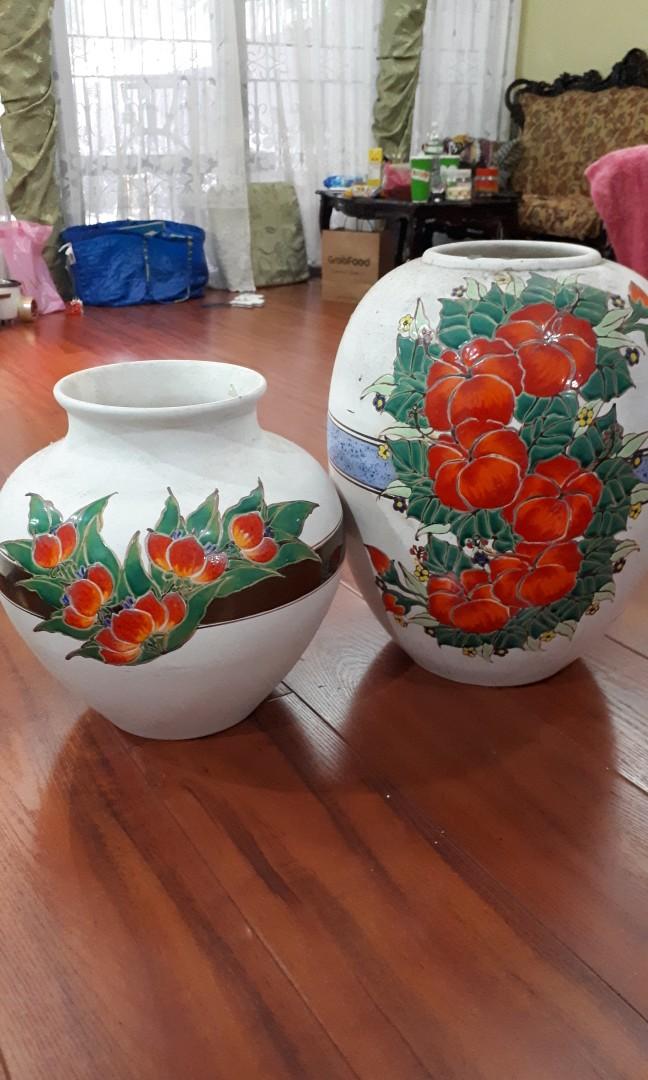 Pasu tembikar, Furniture & Home Living, Home Decor, Vases & Decorative ...