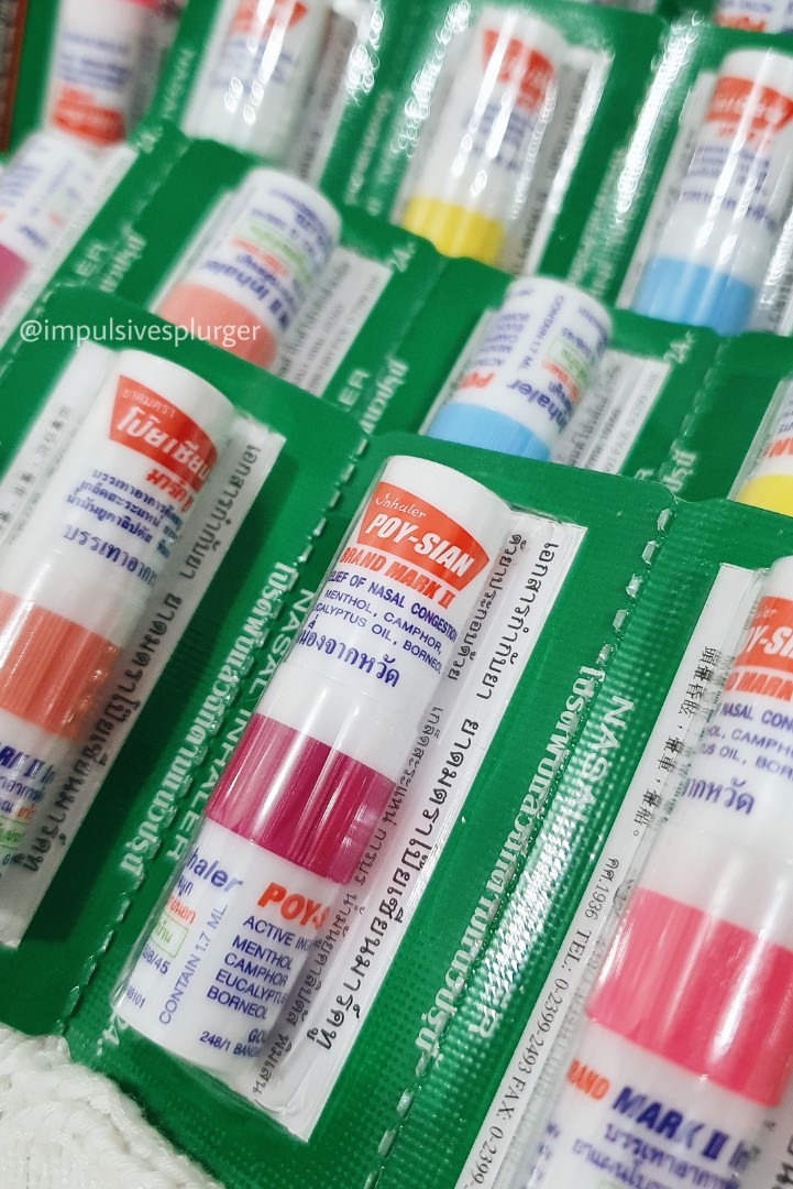 Poy-Sian Mark II Inhalers, Health & Nutrition, Insect Repellents on ...