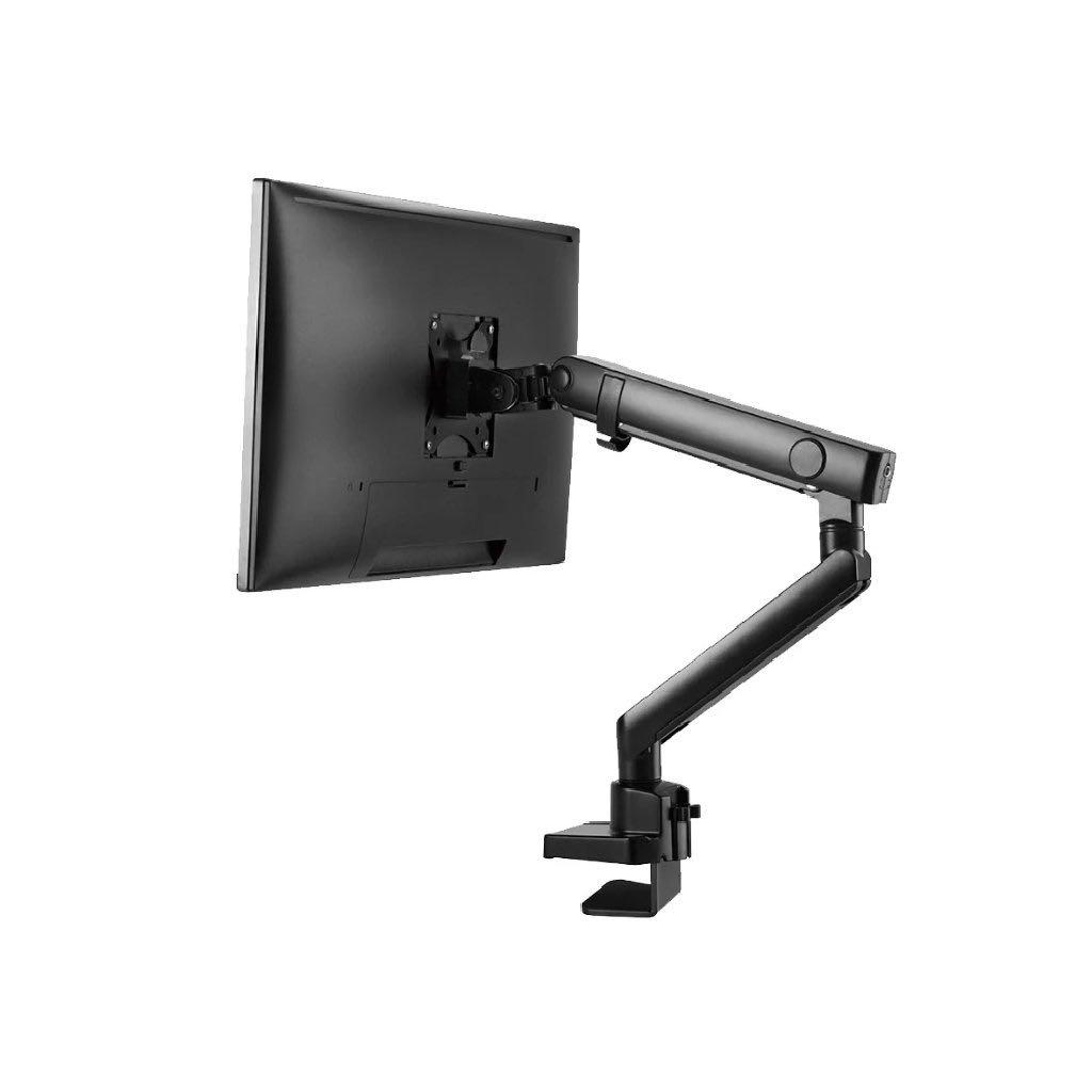 Prism+ Arc Stealth Single Monitor Arm with 2 USB Ports, Computers ...