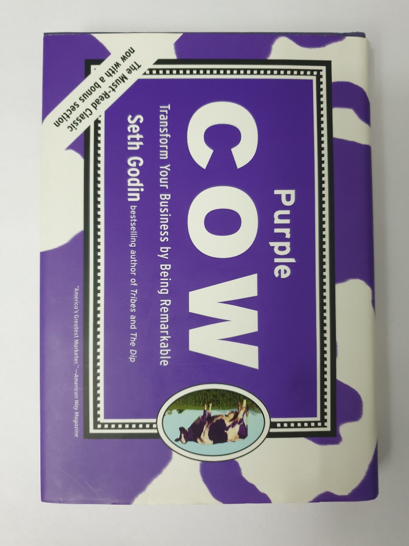 Purple Cow by Seth Godin, Hobbies & Toys, Books & Magazines, Comics ...