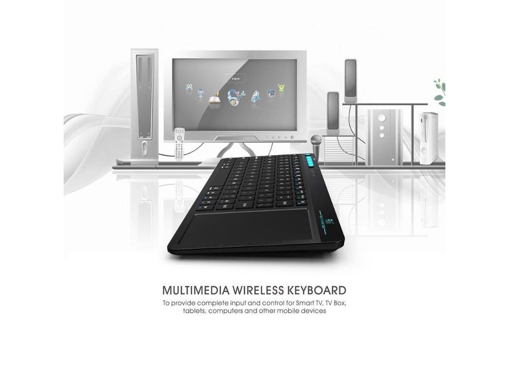 Rii RT518 Wireless Gaming Keyboard with Touchpad For Gaming HTPC ...