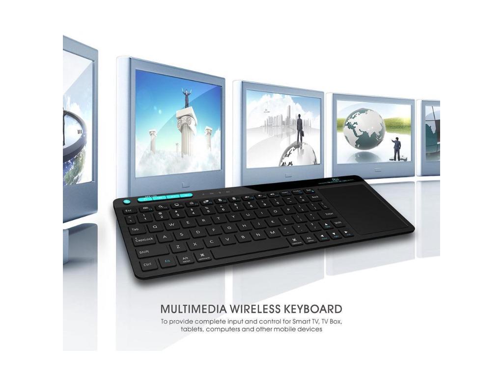 Rii RT518 Wireless Gaming Keyboard with Touchpad For Gaming HTPC ...