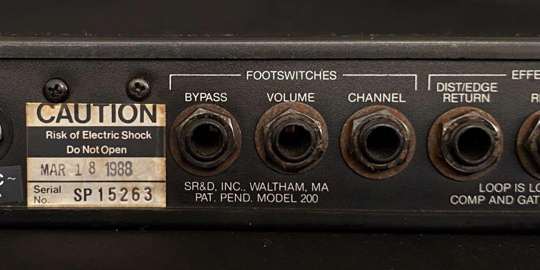 1988 ROCKMAN SUSTAINOR PRE-AMP "MODEL 200" TOM SCHOLZ BAND BOSTON ...