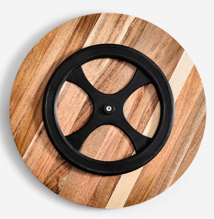 Rotating / Turning Plate For Cake Baking / Serving Plate with Glass Lid ...