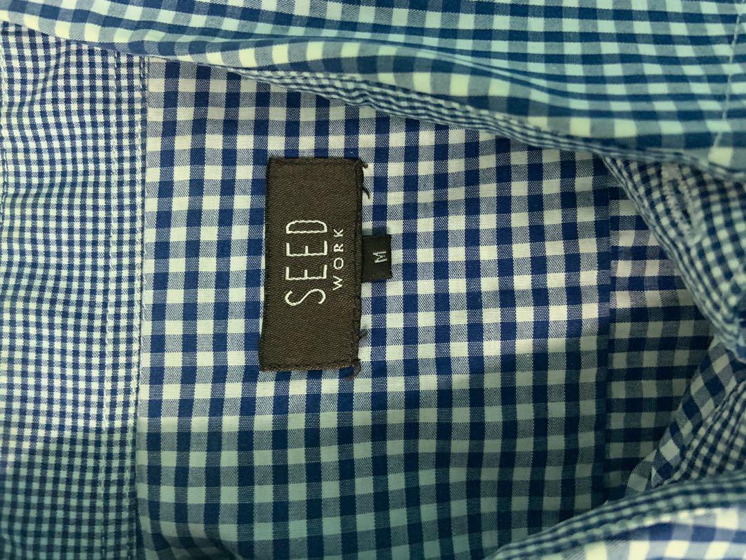 Seed work shirt, Men's Fashion, Tops & Sets, Formal Shirts on Carousell