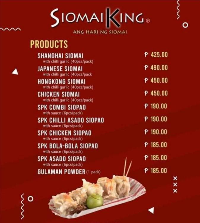 SIOMAI KING -siomai and siopao-on hand, Food & Drinks, Fresh Produce on ...