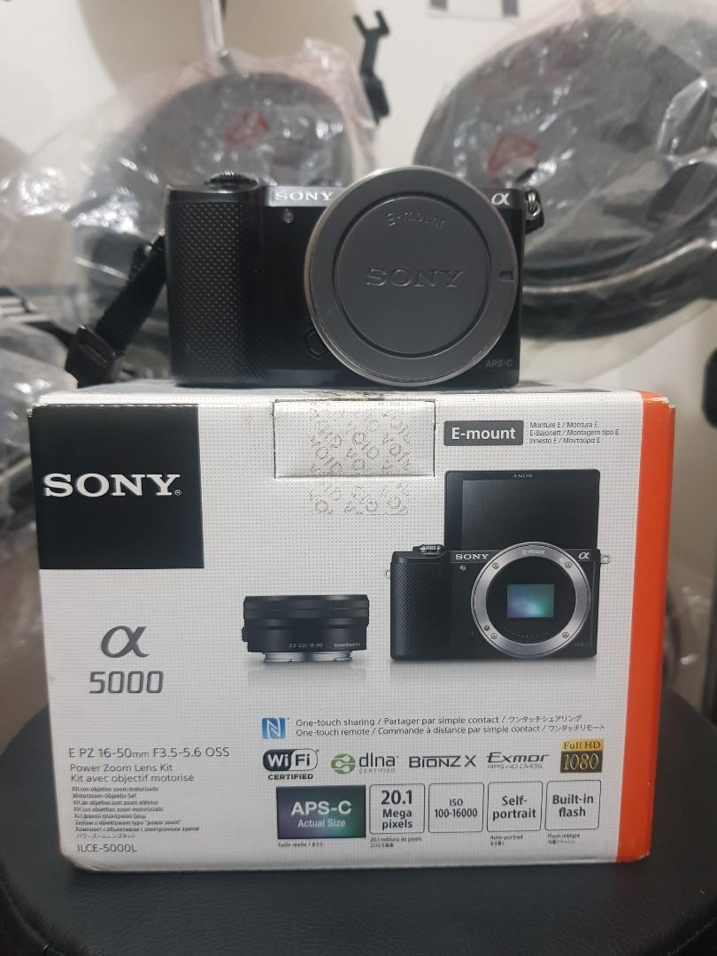 Sony a5000 Mirrorless Camera, Photography, Video Cameras on Carousell