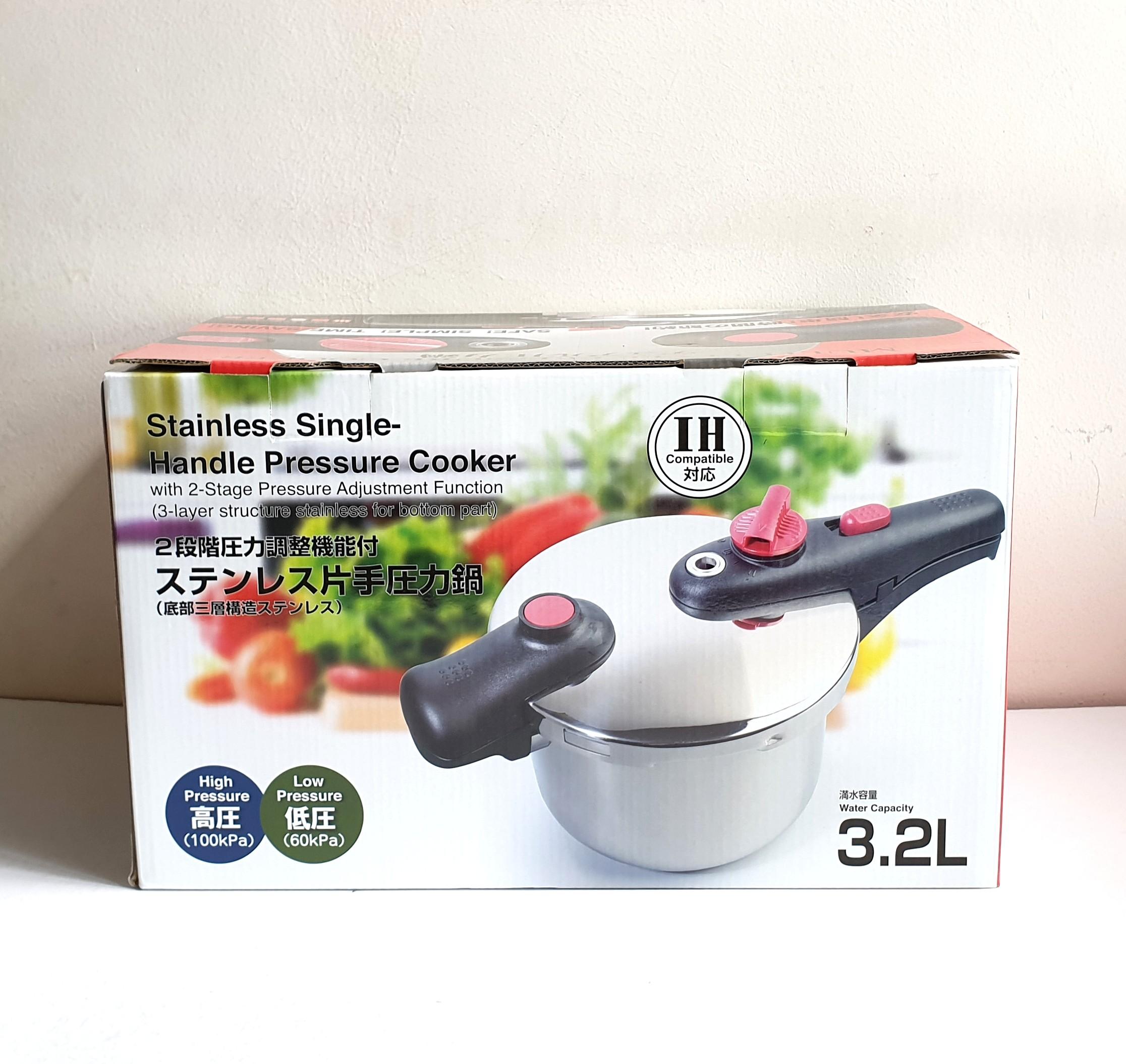 Stainless Steel Single-Handle Pressure Cooker, TV & Home Appliances ...