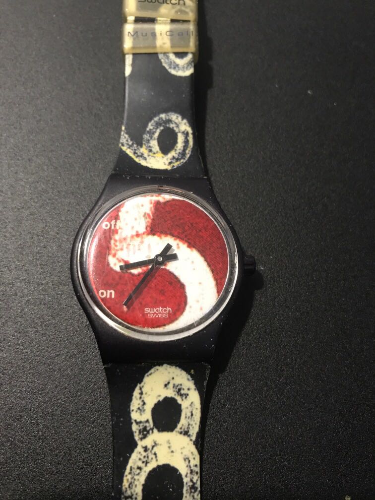 Swatch watch - numbers, Luxury, Watches on Carousell