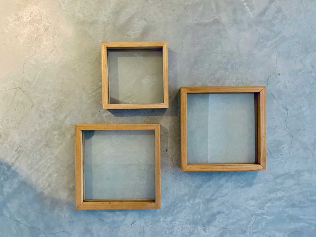 Teak Wood Picture Frames and Clear Glass, Furniture & Home Living, Home ...