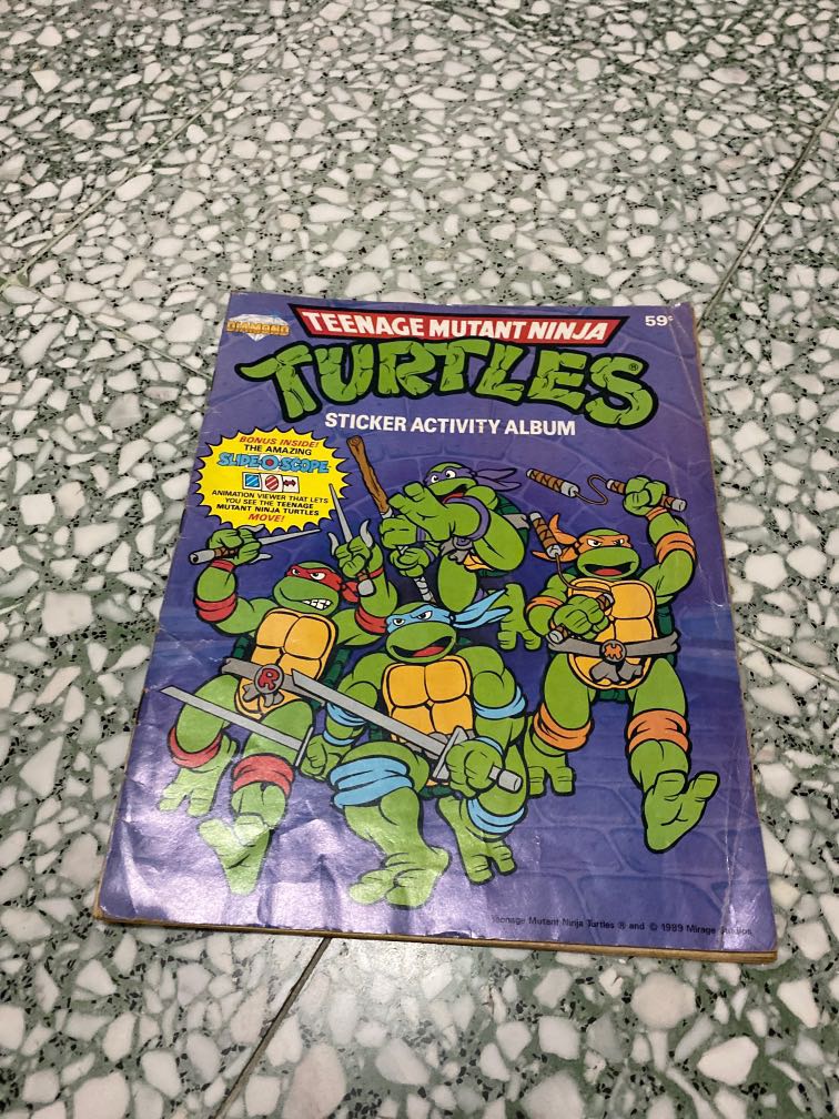 teenage mutant ninja turtles panini sticker book (Completed set ...