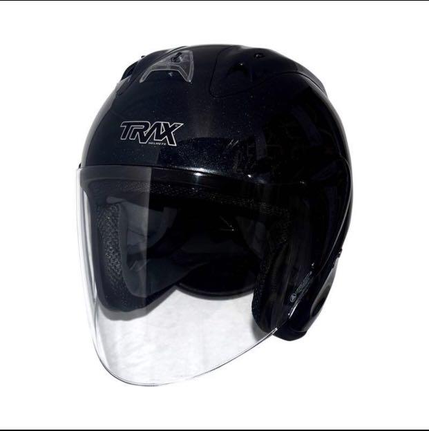 Trax TR03ZR Open-Face Helmet, Motorcycles, Motorcycle Accessories on ...