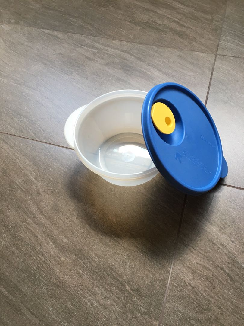 Tupperware Crystalwave Container-Blue 800ml, Home Appliances ...