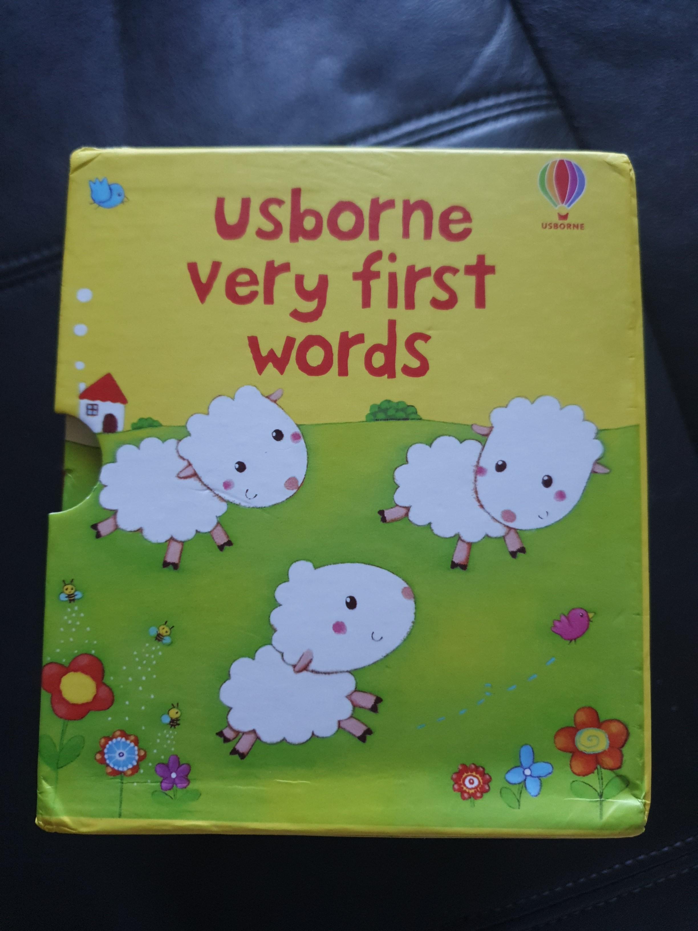 Usborne very first words book set, Hobbies & Toys, Books & Magazines ...