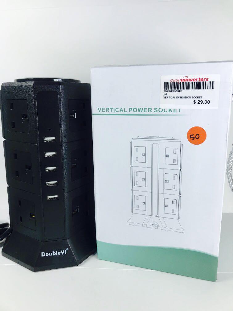 Vertical Power Socket TP-VA5U12K, TV & Home Appliances, Electrical ...