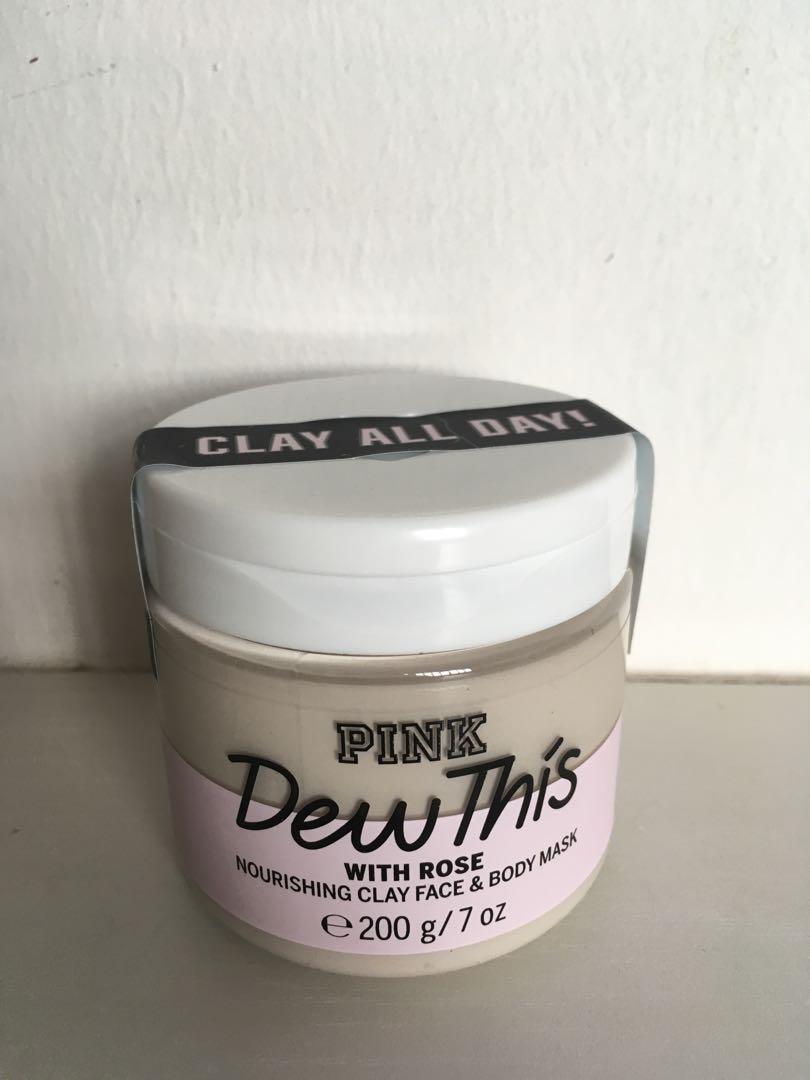 Victoria’s Secret PINK Dew This with Rose Nourishing Clay Face & Body ...